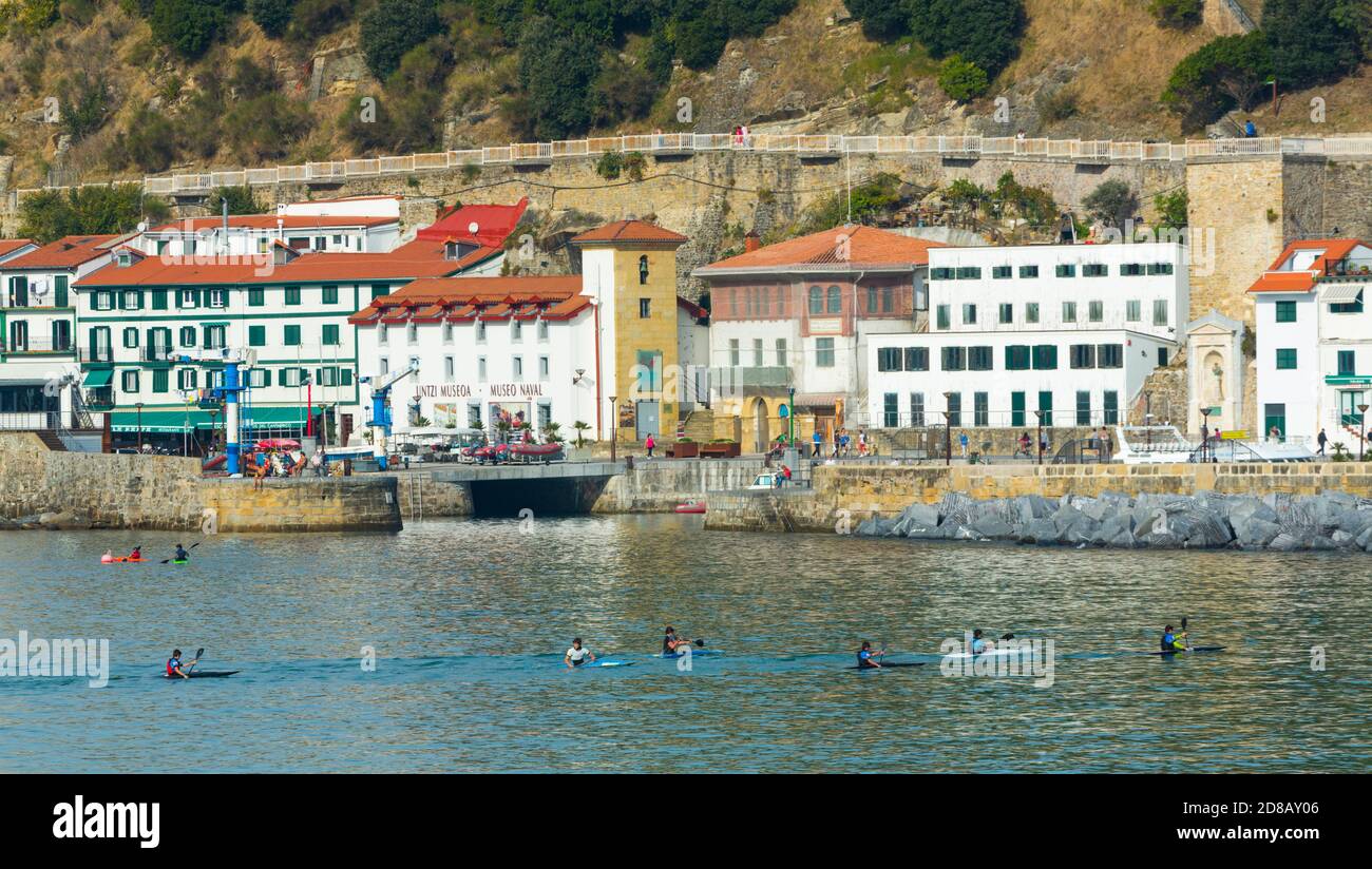 Harbour, San Sebastian or Donostia, Gipuzkoa, Basque Country, Spain ...