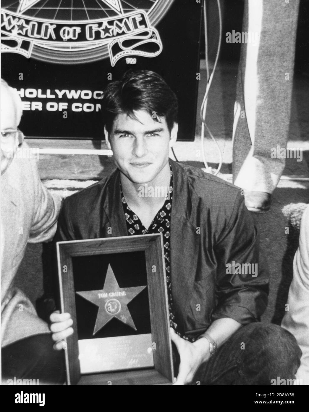Los Angeles.CA.USA. LIBRARY. Tom Cruise at the Walk of Frame 1986. Ref ...