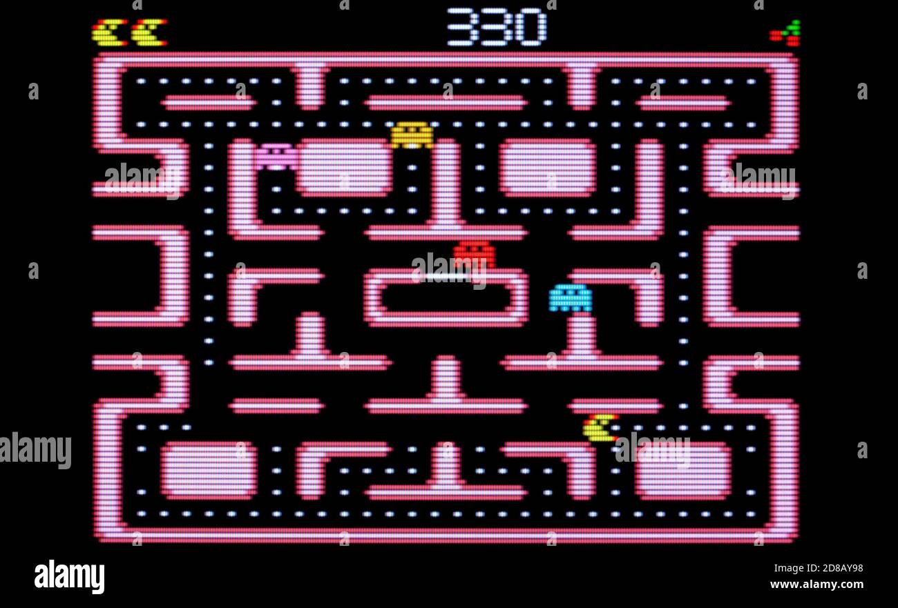 Atari Pac Man Wallpaper Pacman Game Hi Res Stock Photography And