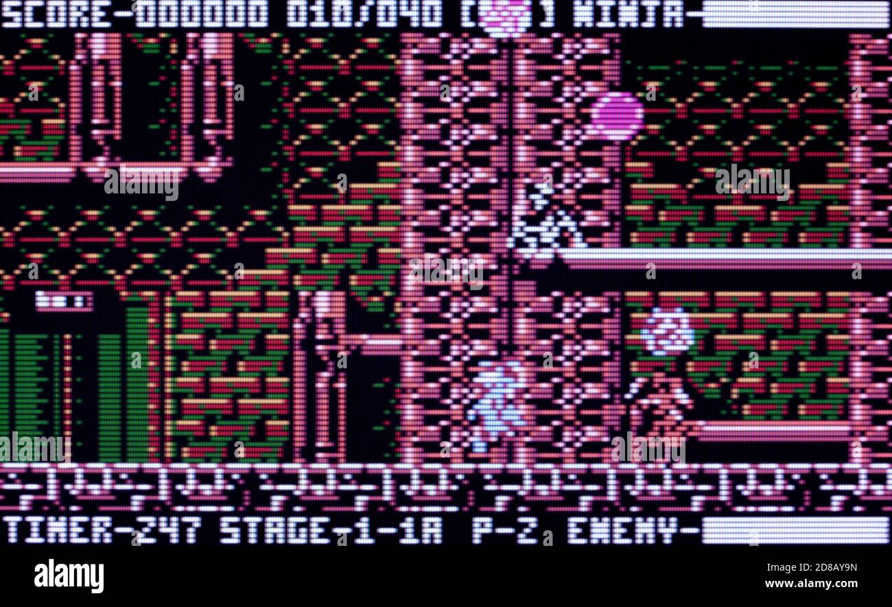 Ninja Gaiden Episode III - Atari Lynx Videogame - Editorial use only ...