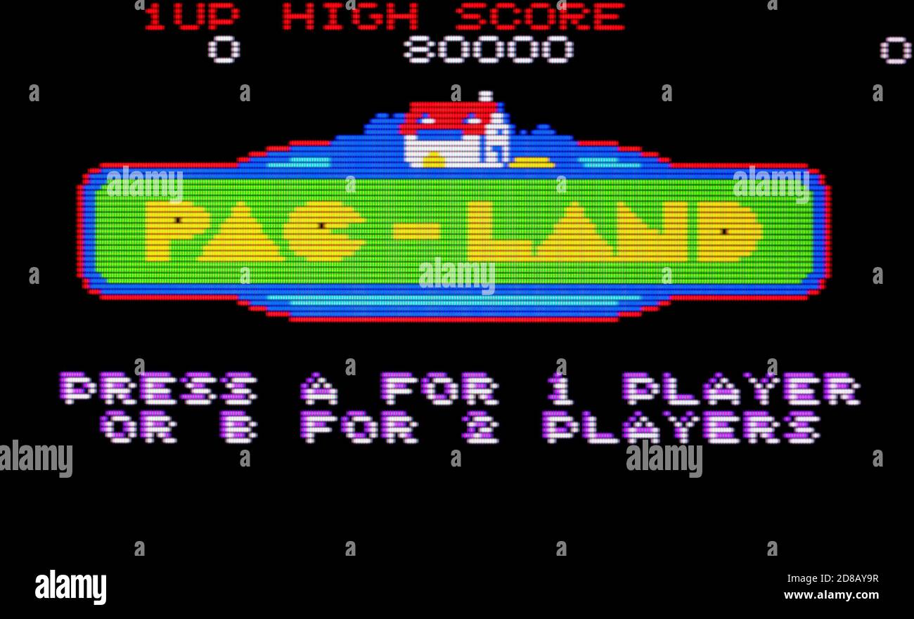 Pac-Land - Atari Lynx Videogame - Editorial use only Stock Photo - Alamy