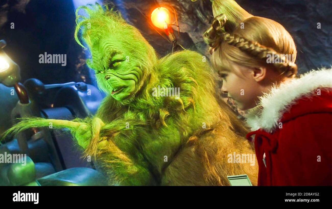 USA. Jim Carrey and Taylor Momsen in ©Universal Pictures film: How the ...