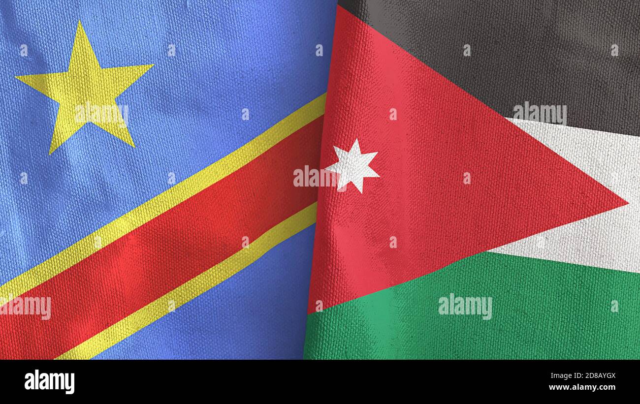 Jordan republic congo flag hi-res stock photography and images - Alamy