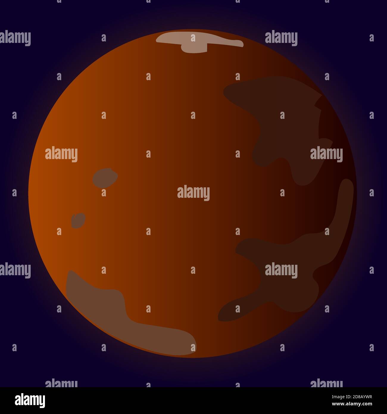 Mars Orange Stock Vector Images - Alamy