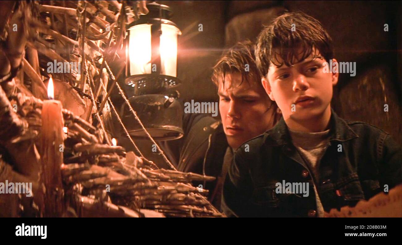 USA. Josh Brolin and Sean Astin in a scene from ©Warner Bros. film: The ...