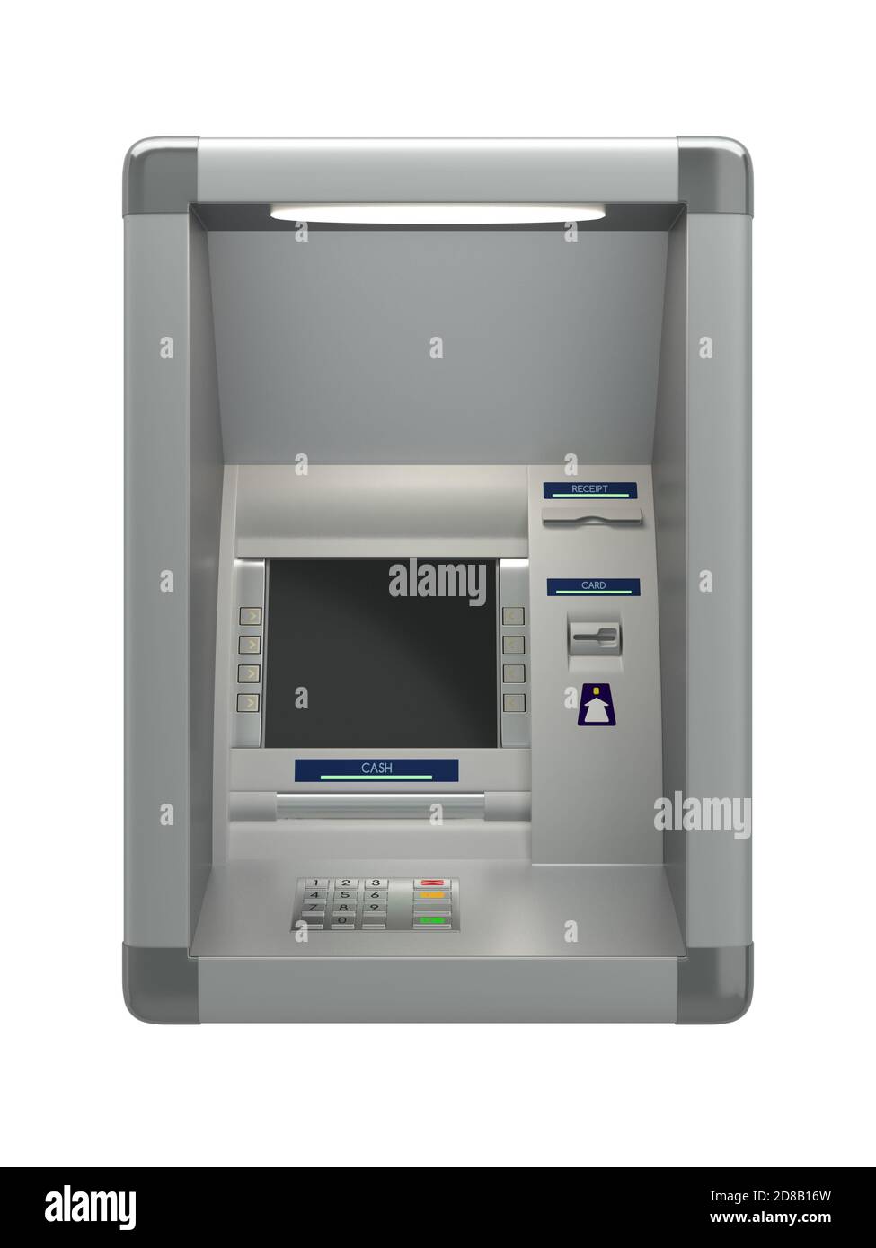Atm machine on wall Stock Photo - Alamy