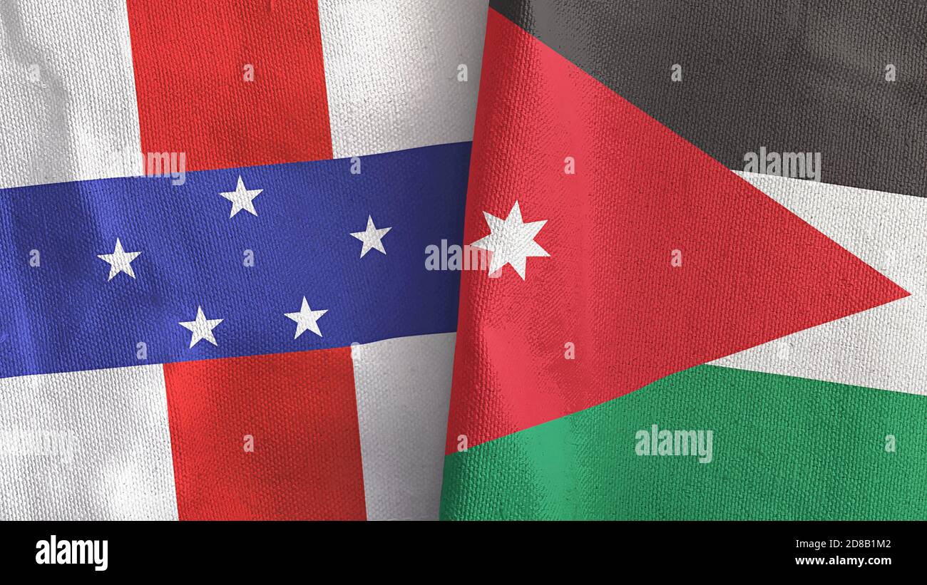 Jordan netherlands antilles flag hi-res stock photography and images ...