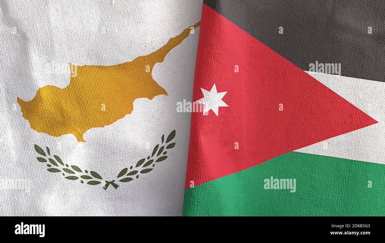 Cyprus jordan flag hi-res stock photography and images - Alamy