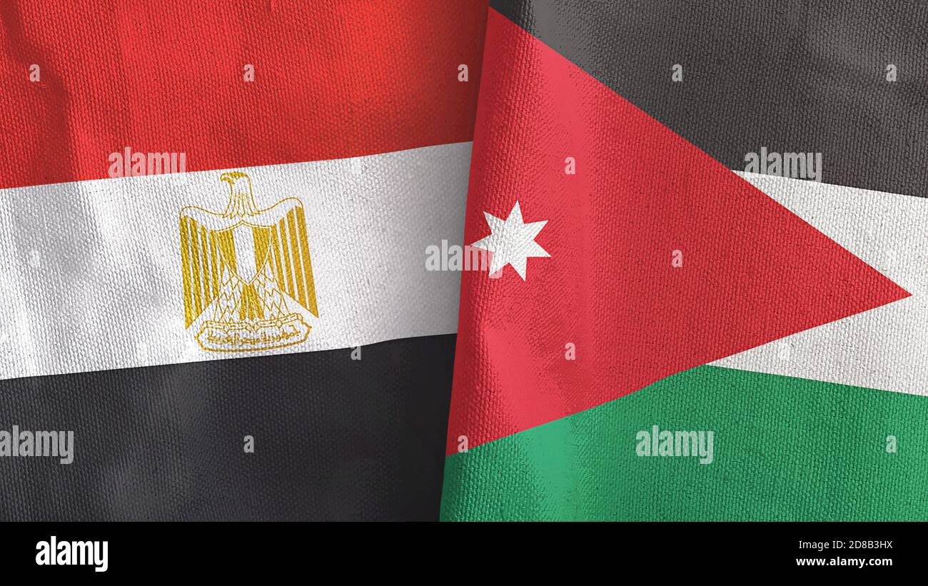 Jordan egypt flag hi-res stock photography and images - Alamy