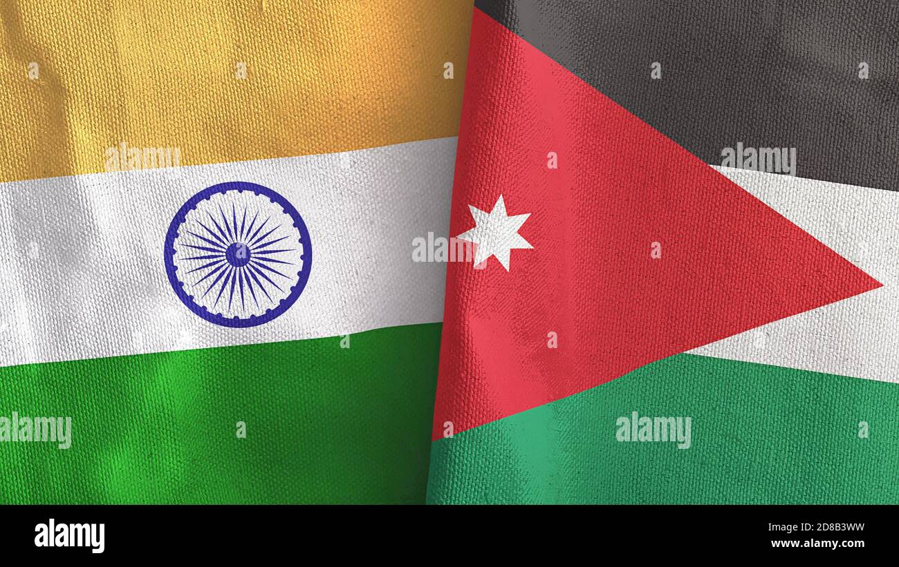Jordan india flag hi-res stock photography and images - Alamy
