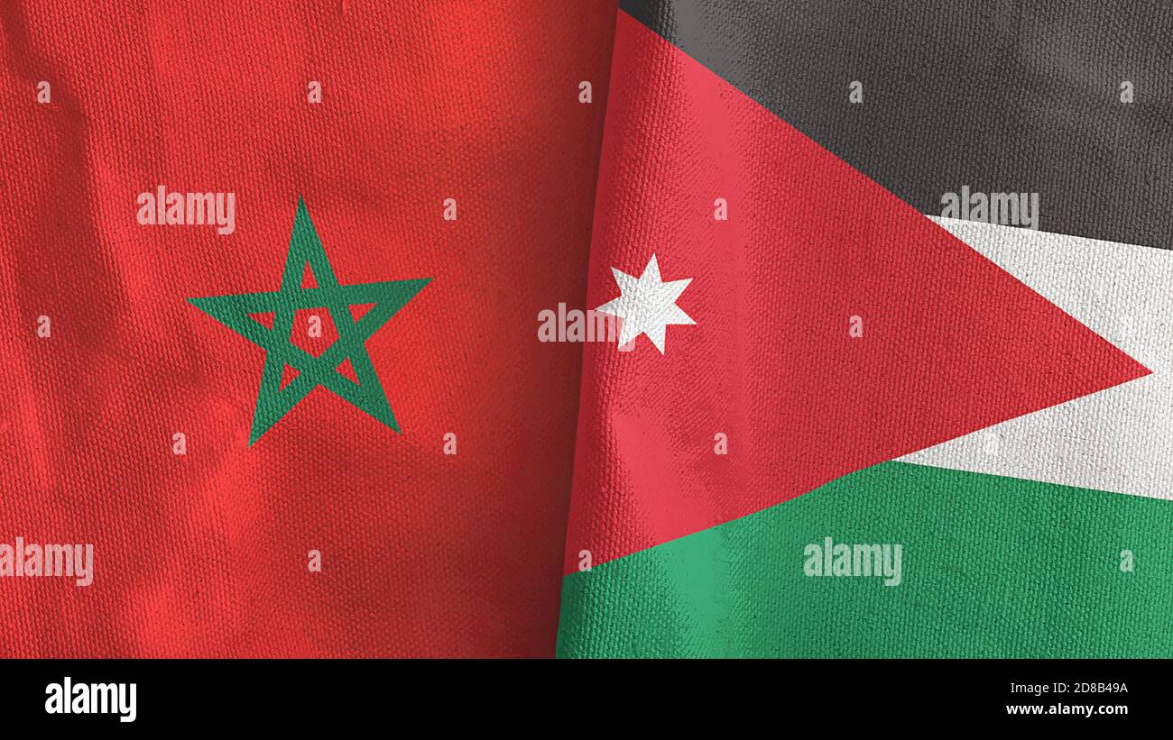 Morocco jordan flag hi-res stock photography and images - Alamy