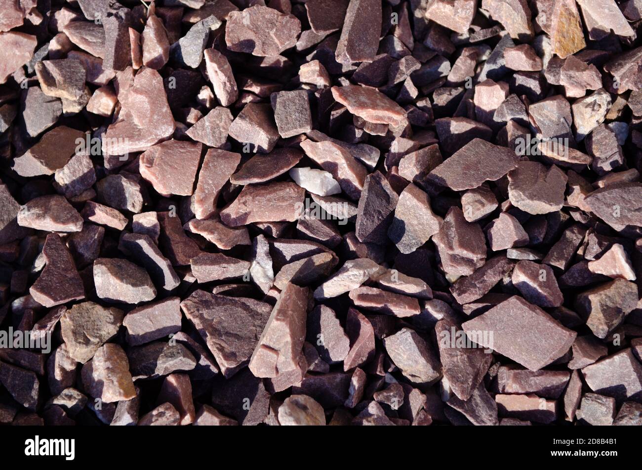Breakstone background. Road gravel. Gravel texture. Crushed Gravel ...