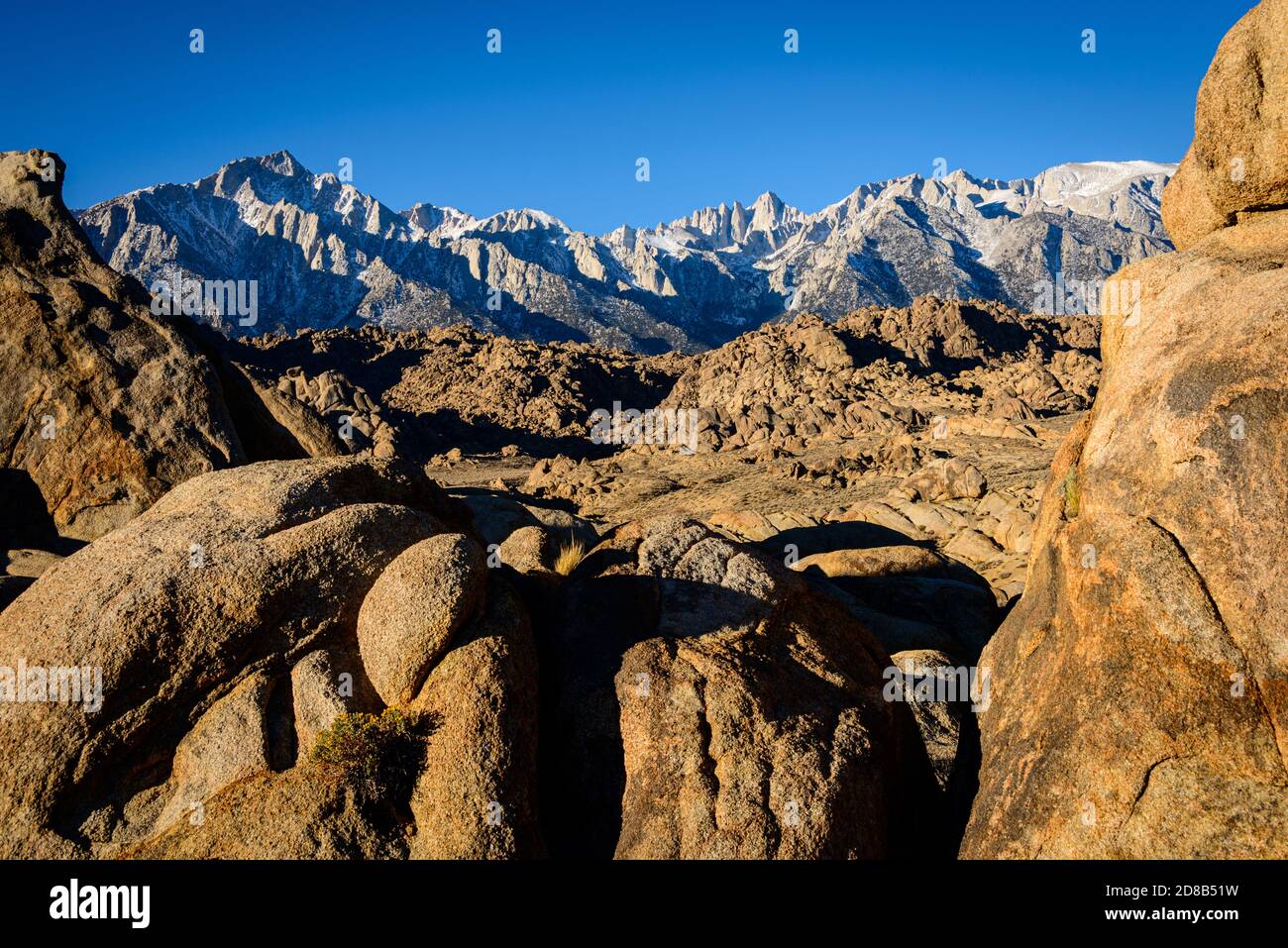 Mount Whitney and the Alabama Hills Stock Photo - Alamy