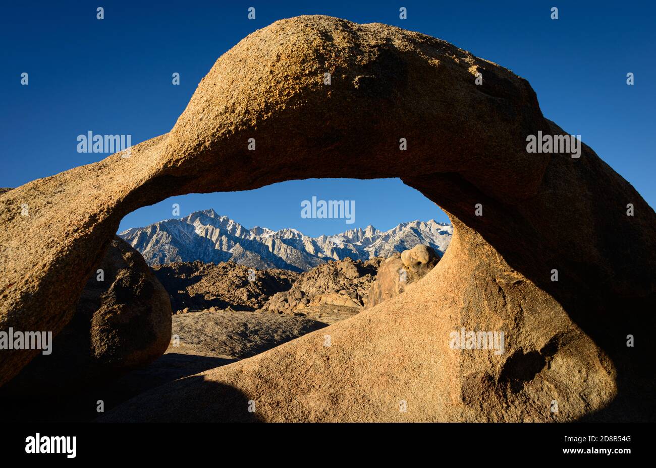 Mount Whitney and the Alabama Hills Stock Photo - Alamy