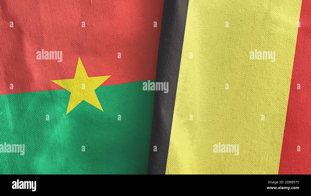 Belgium burkina faso flag hi-res stock photography and images - Alamy