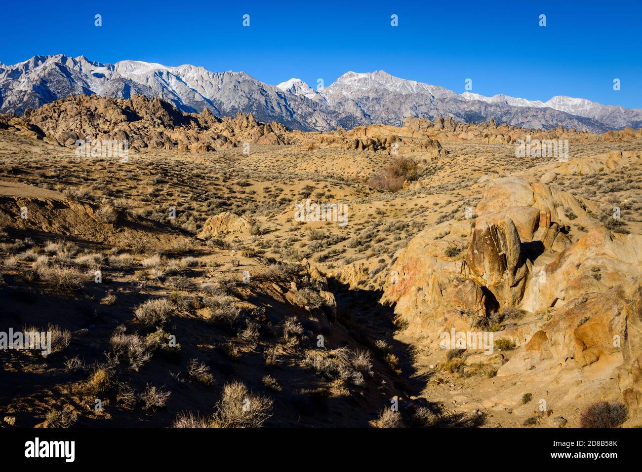 Mount Whitney and the Alabama Hills Stock Photo - Alamy