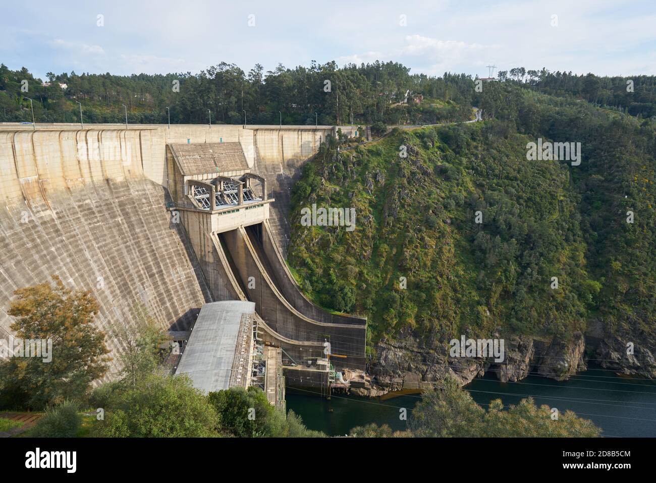 Castelo de Bode dam in Portugal Stock Photo - Alamy