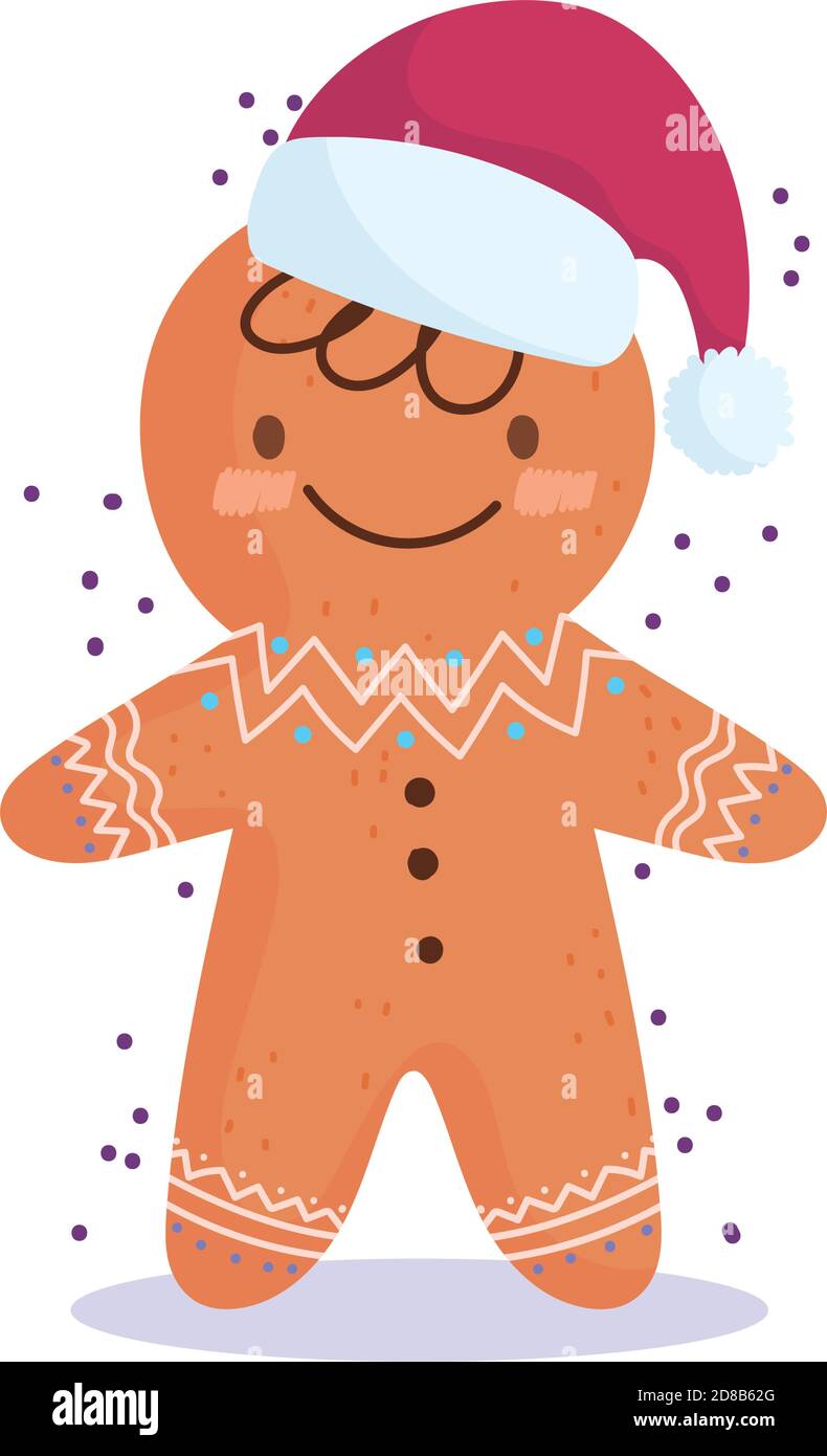 Cute Gingerbread Cartoon