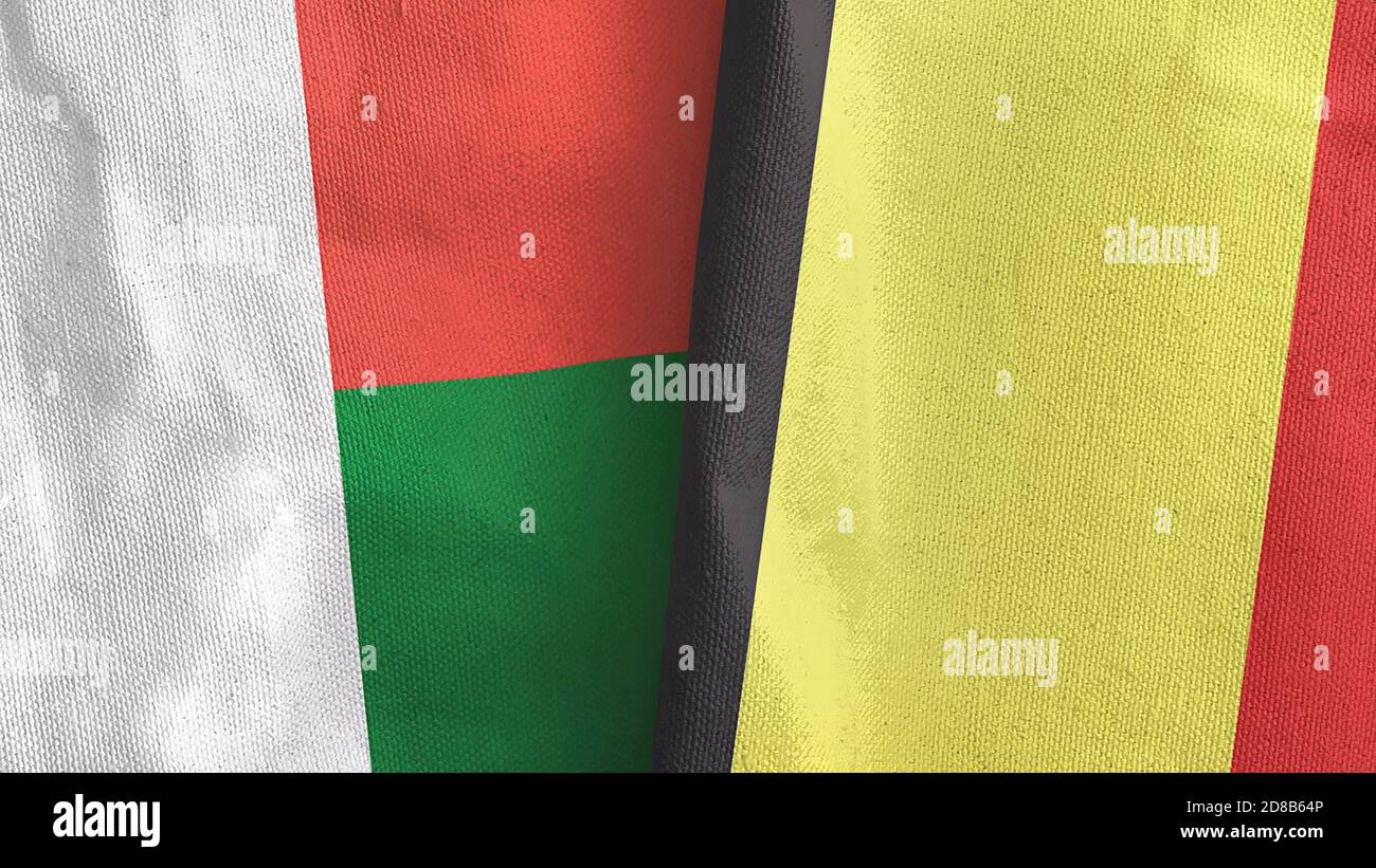 Madagascar belgium flag hi-res stock photography and images - Alamy