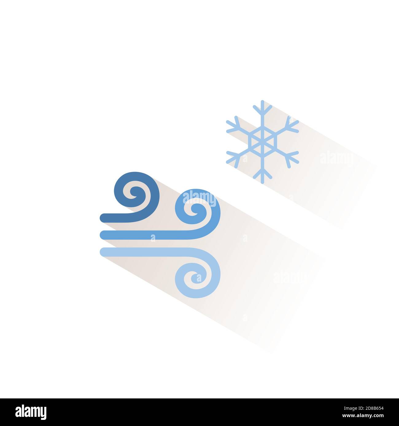 Strong wind winter Stock Vector Images - Alamy
