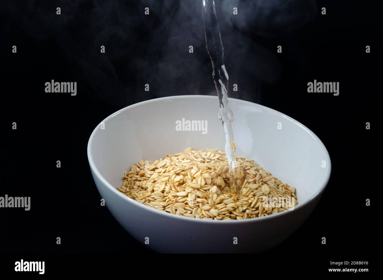 Oatmeal in hot water hi-res stock photography and images - Alamy