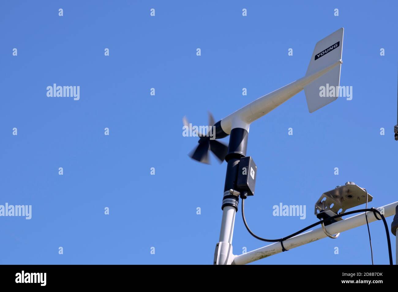 Automated weather and ecological data center anemometer, St. Jones ...
