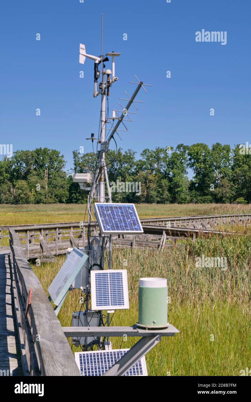 Automated weather and ecological data center, St. Jones Reserve, Dover ...