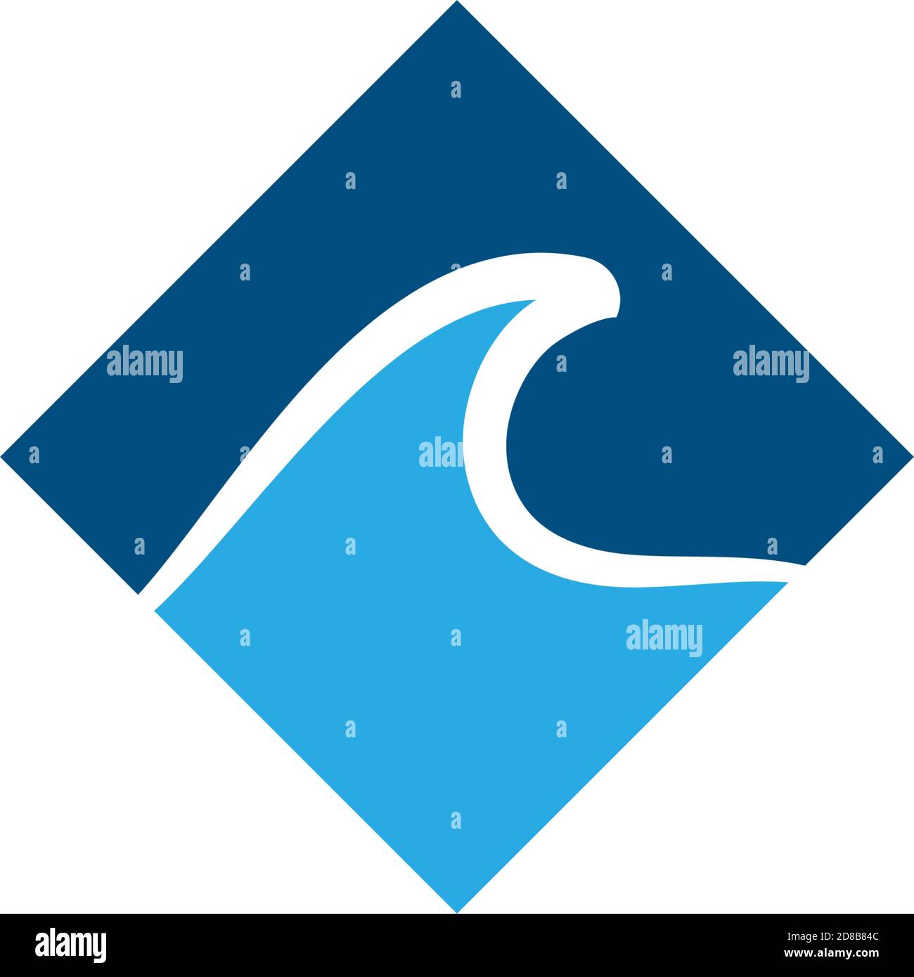 Wave icon logo vector illustration Stock Vector Image & Art - Alamy
