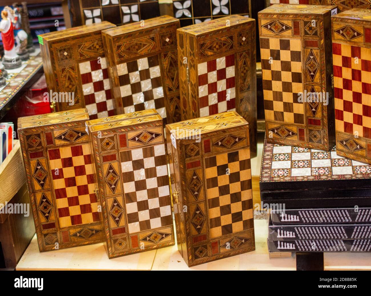 View of boardgames displayed in a shop Stock Photo - Alamy