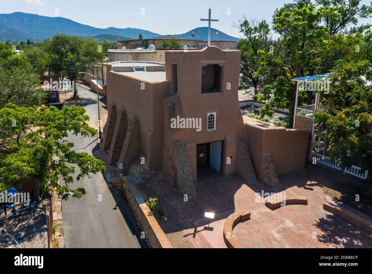 San Miguel Chapel, Santa Fe, New Mexico, USA Stock Photo - Alamy