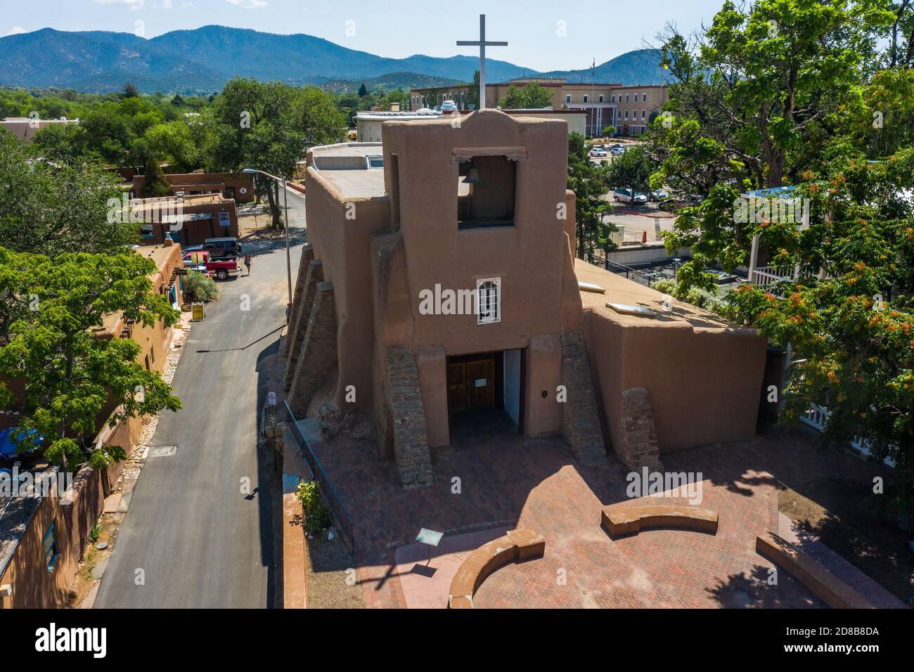 San Miguel Chapel, Santa Fe, New Mexico, USA Stock Photo - Alamy