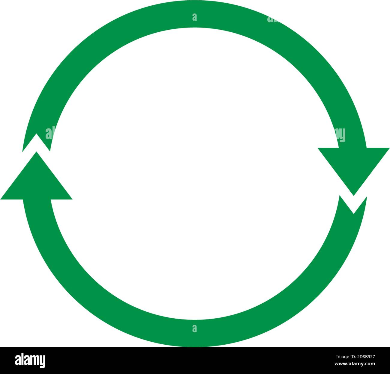 Recycling sign icon circle design vector Stock Vector Image & Art - Alamy