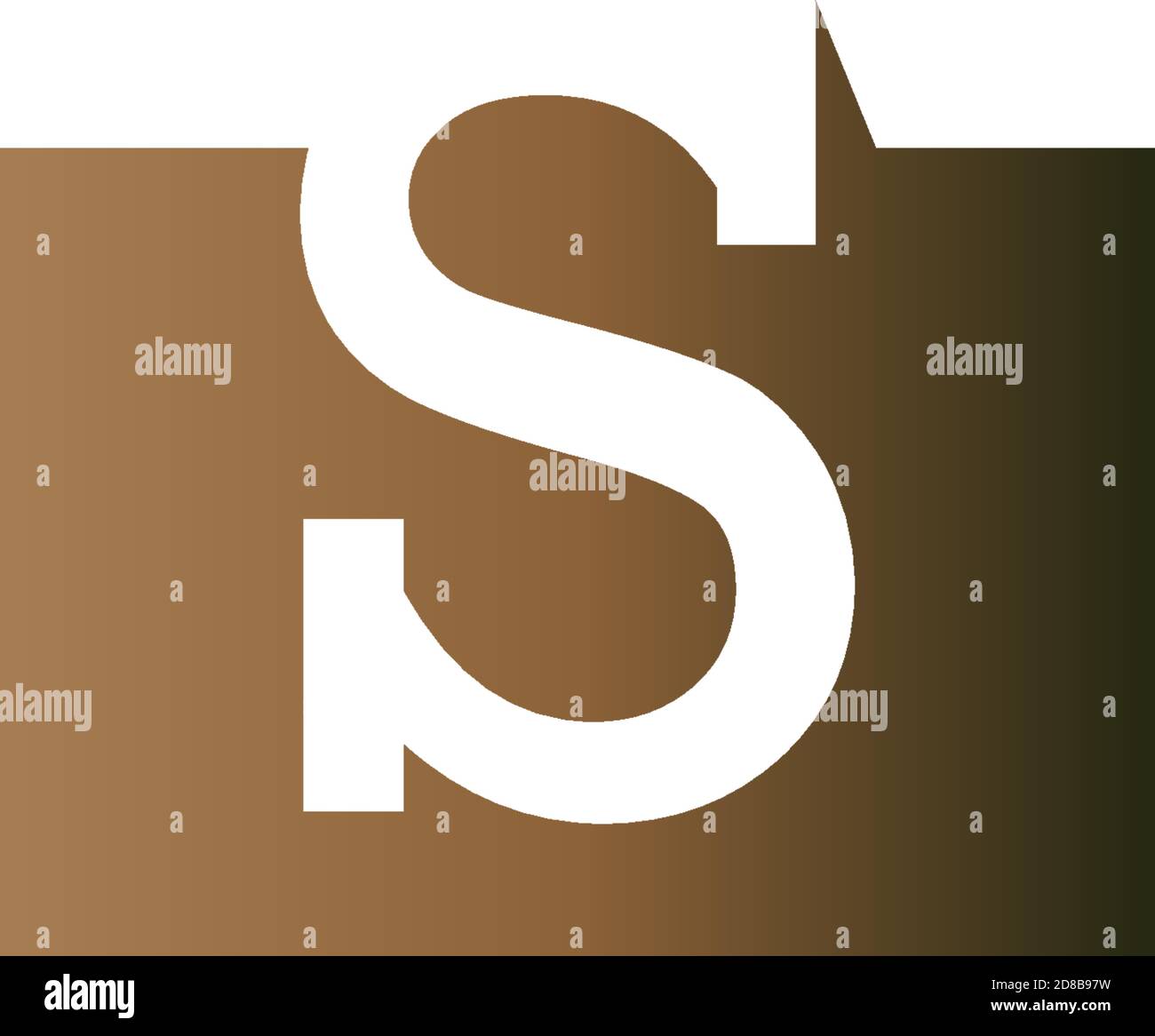 Letter S on the square icon template vector Stock Vector Image & Art ...