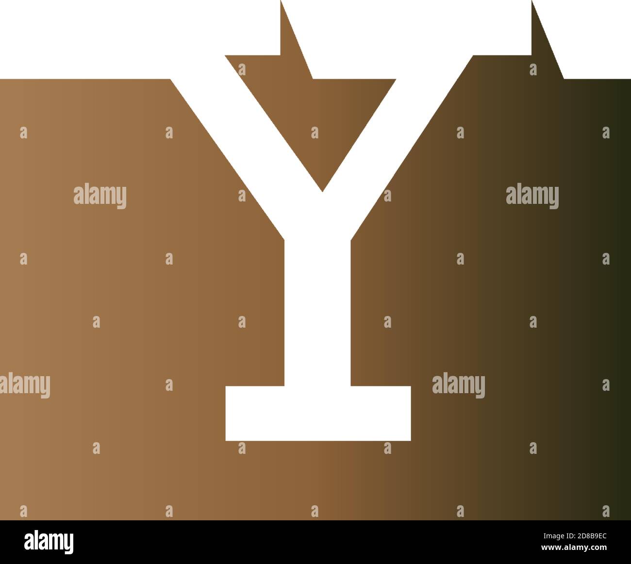 Letter Y on the square icon template vector Stock Vector Image & Art ...