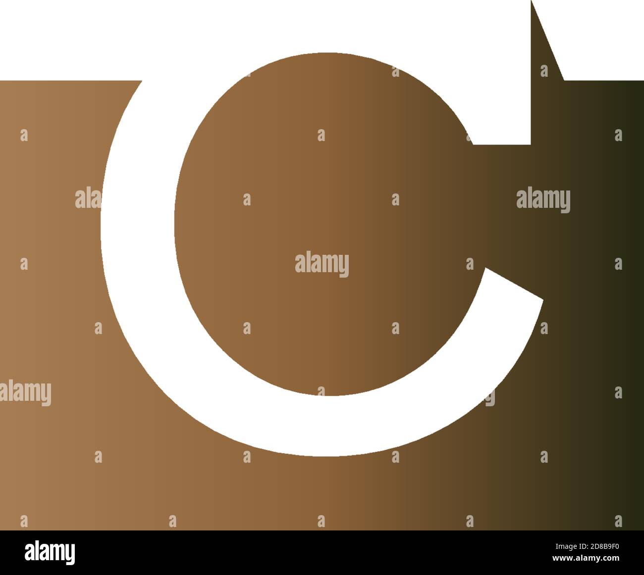 Letter C on the square icon template vector Stock Vector Image & Art ...