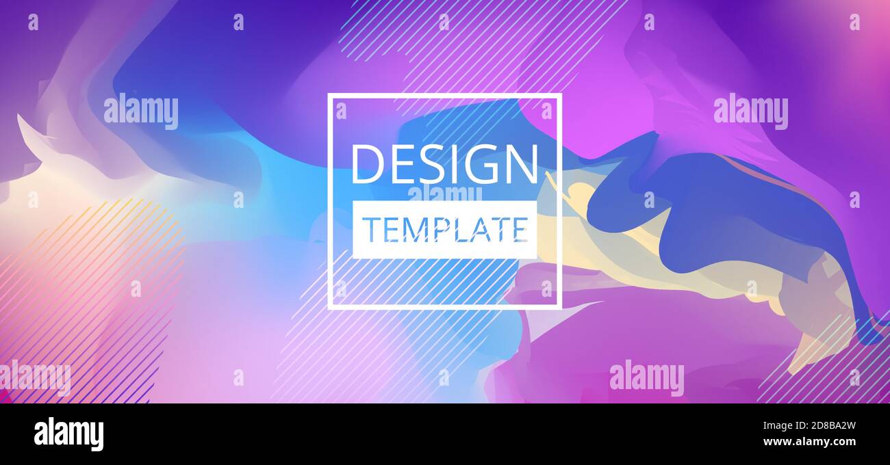 liquid header design template for user interfaces Stock Vector Image ...