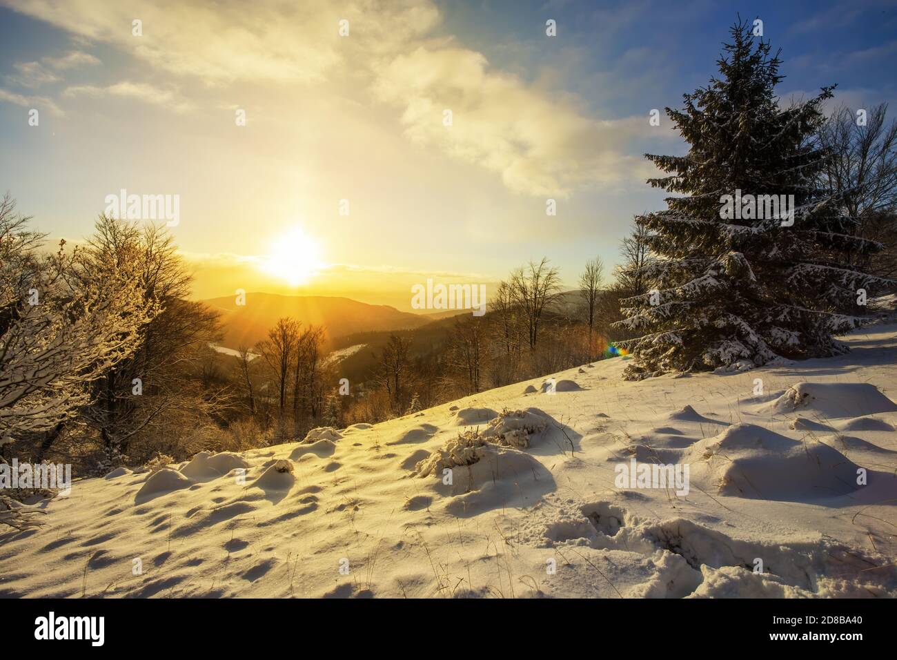 Rising hills in hi-res stock photography and images - Alamy