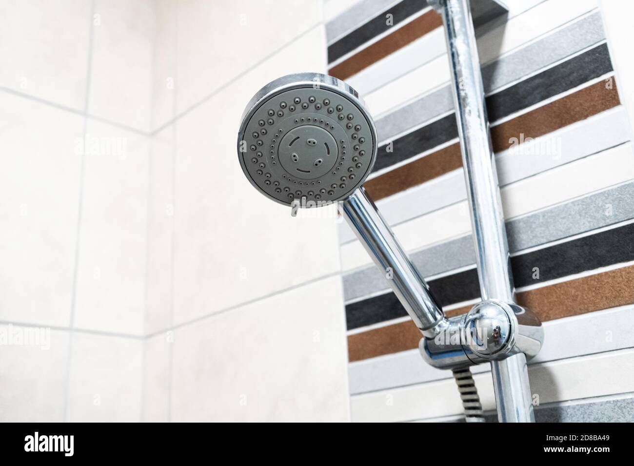 Shower head. Shower room. Plumbing close up Stock Photo - Alamy