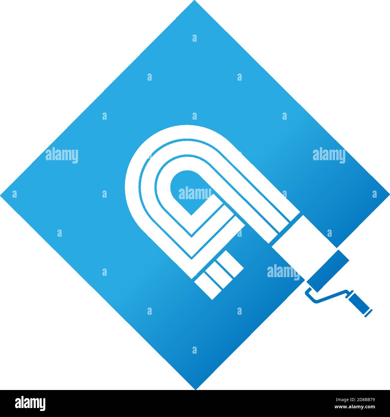 Paint logo font design concept illustrator Stock Vector Image & Art - Alamy