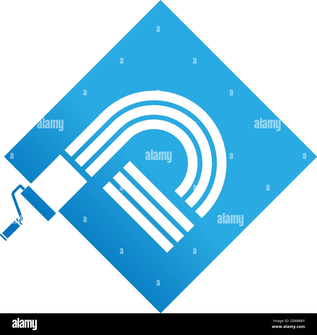 Paint logo font design concept illustrator Stock Vector Image & Art - Alamy