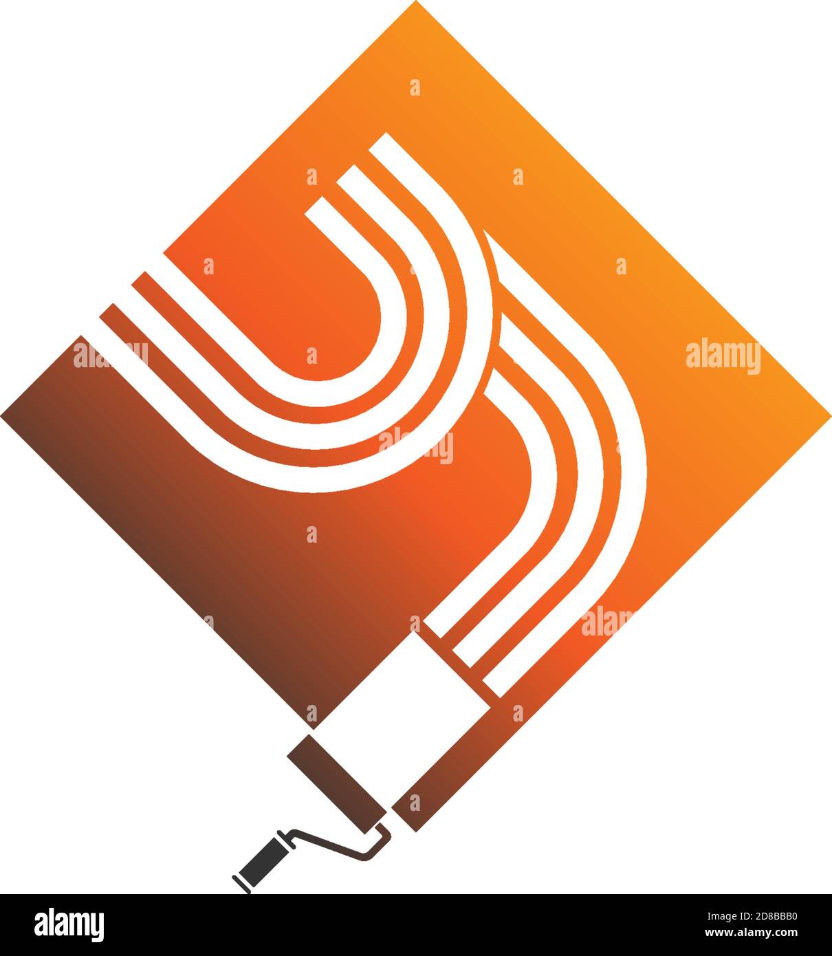 Paint logo font design concept illustrator Stock Vector Image & Art - Alamy