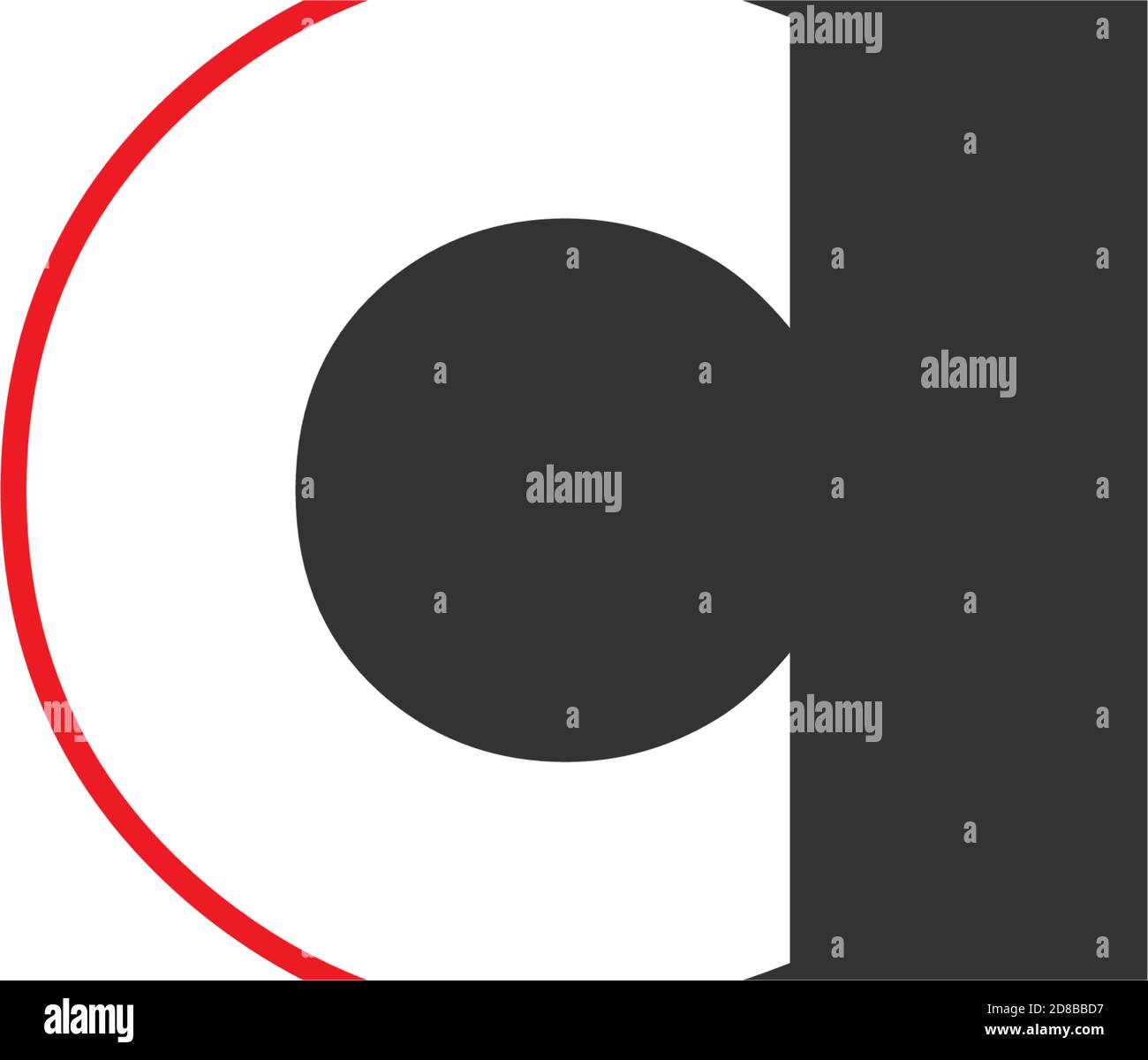 Letter C on square design concept Stock Vector Image & Art - Alamy