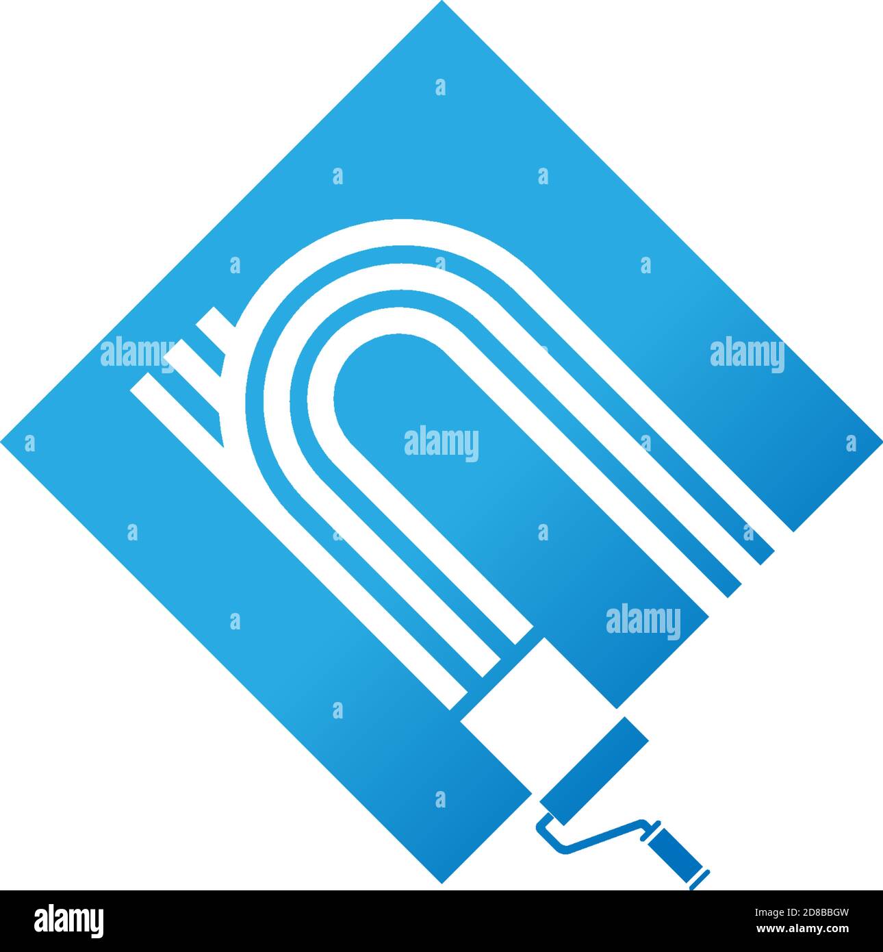 Paint logo font design concept illustrator Stock Vector Image & Art - Alamy