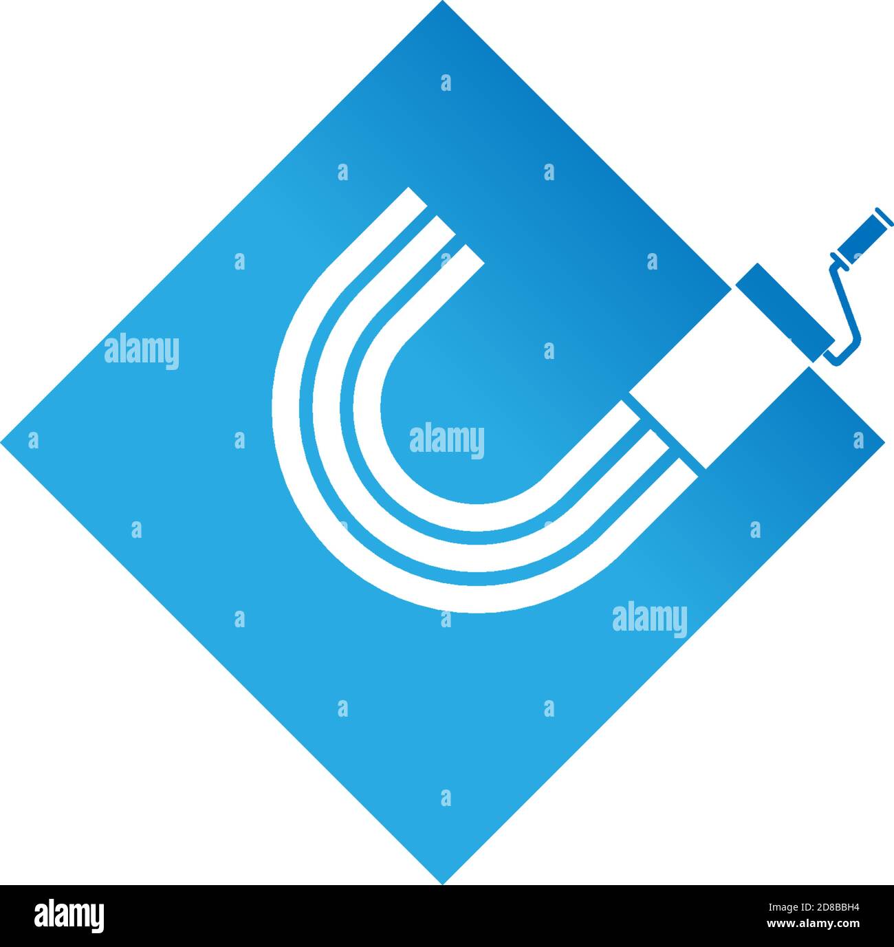 Paint logo font design concept illustrator Stock Vector Image & Art - Alamy