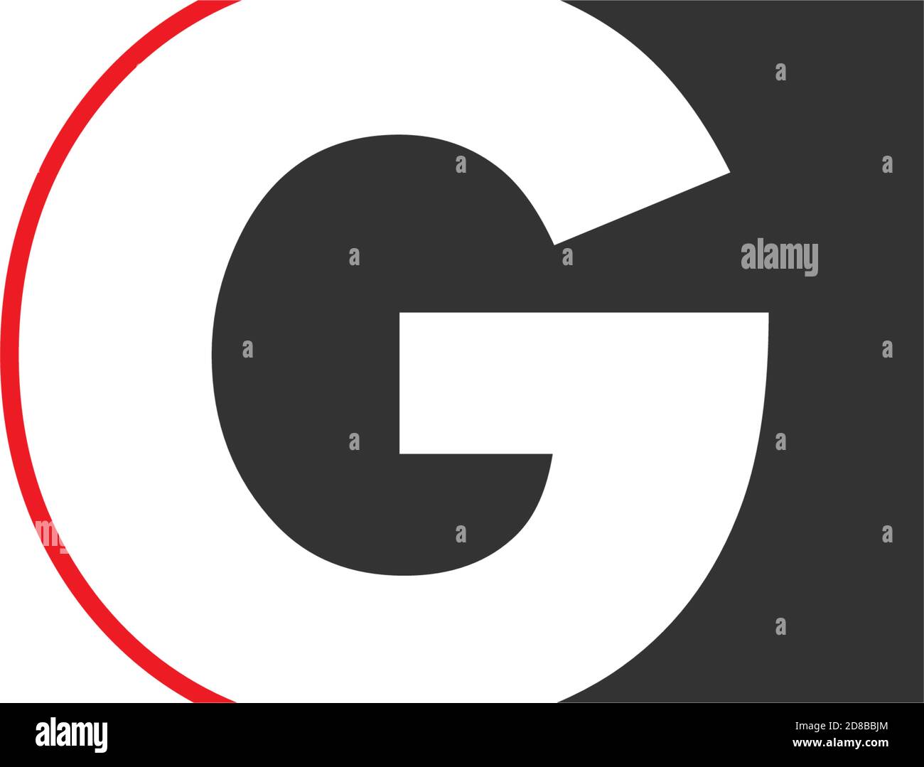 Letter G on square design concept Stock Vector Image & Art - Alamy