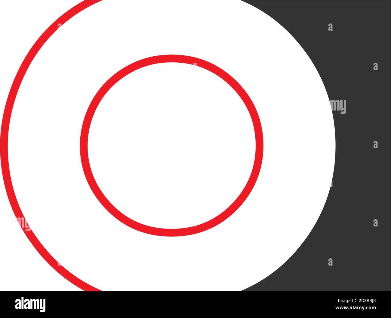 Letter O on square design concept Stock Vector Image & Art - Alamy