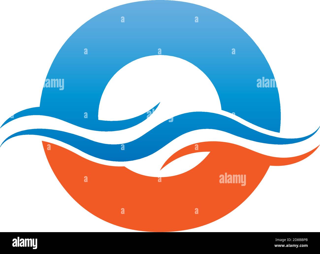 Mix of letter O with wave design concept Stock Vector Image & Art - Alamy
