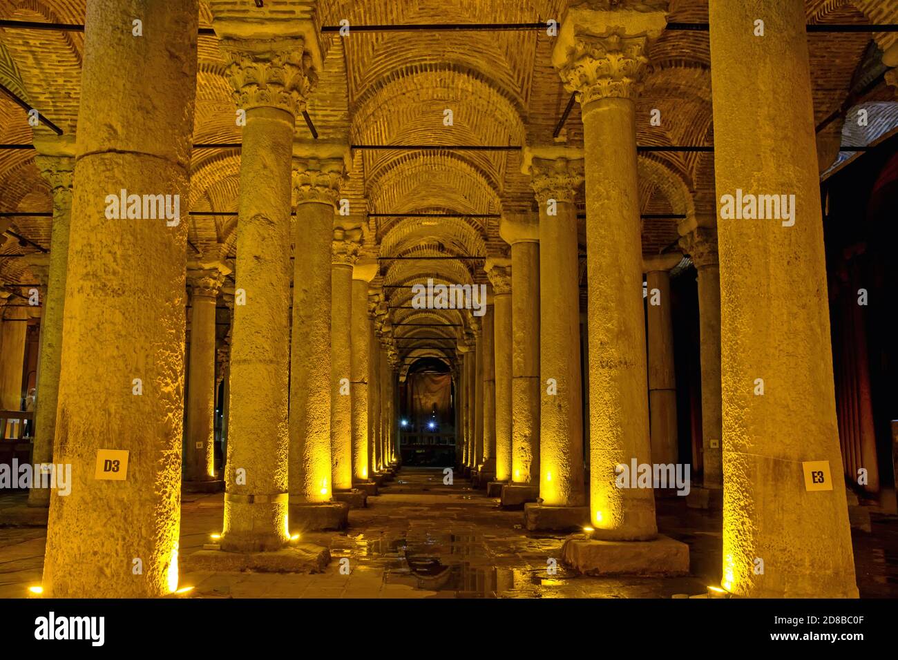 underground basilica cistern in Istanbul Stock Photo - Alamy