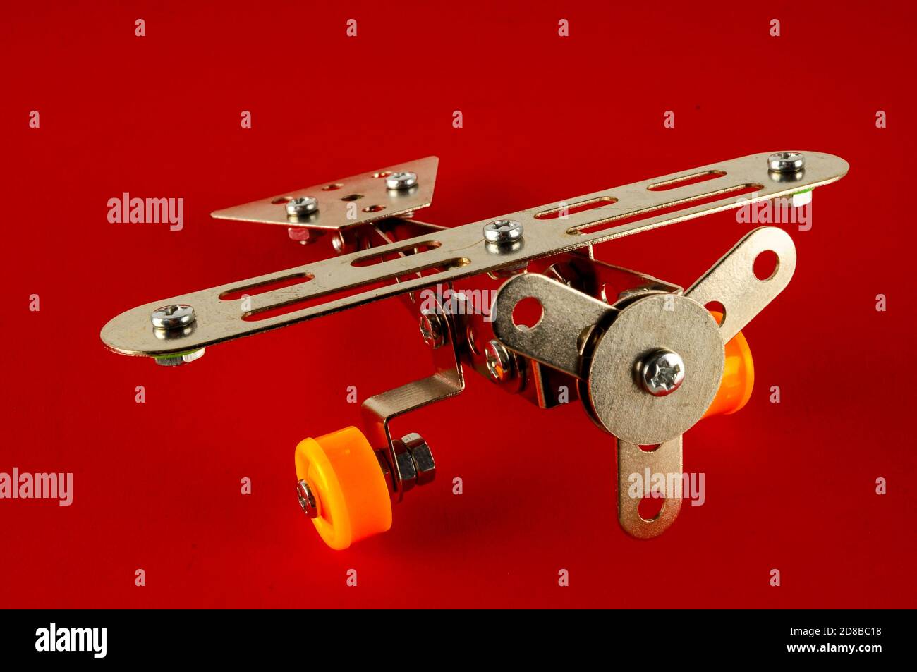 Small toy metal plane airplane Stock Photo - Alamy