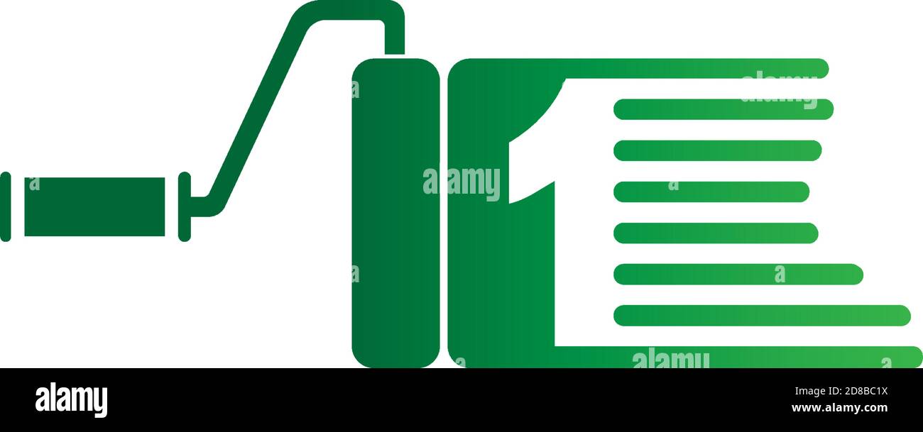 Paint logo number 1 design concept Stock Vector Image & Art - Alamy
